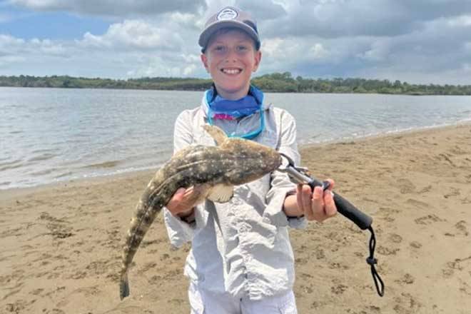 Junior angler's one percenter flathead tips - Bush 'n Beach Fishing ...